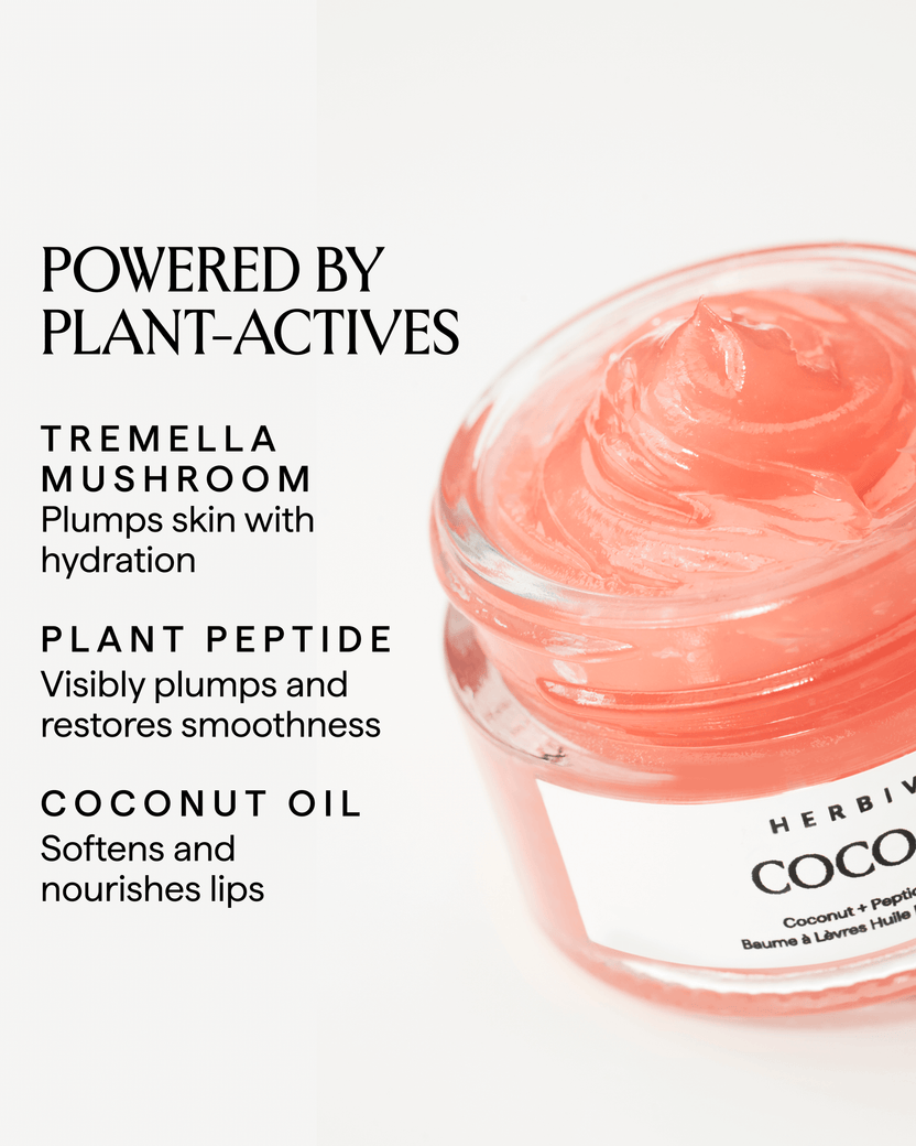 COCO ROSE Coconut + Peptide Lip Balm-to-Oil – Herbivore Botanicals