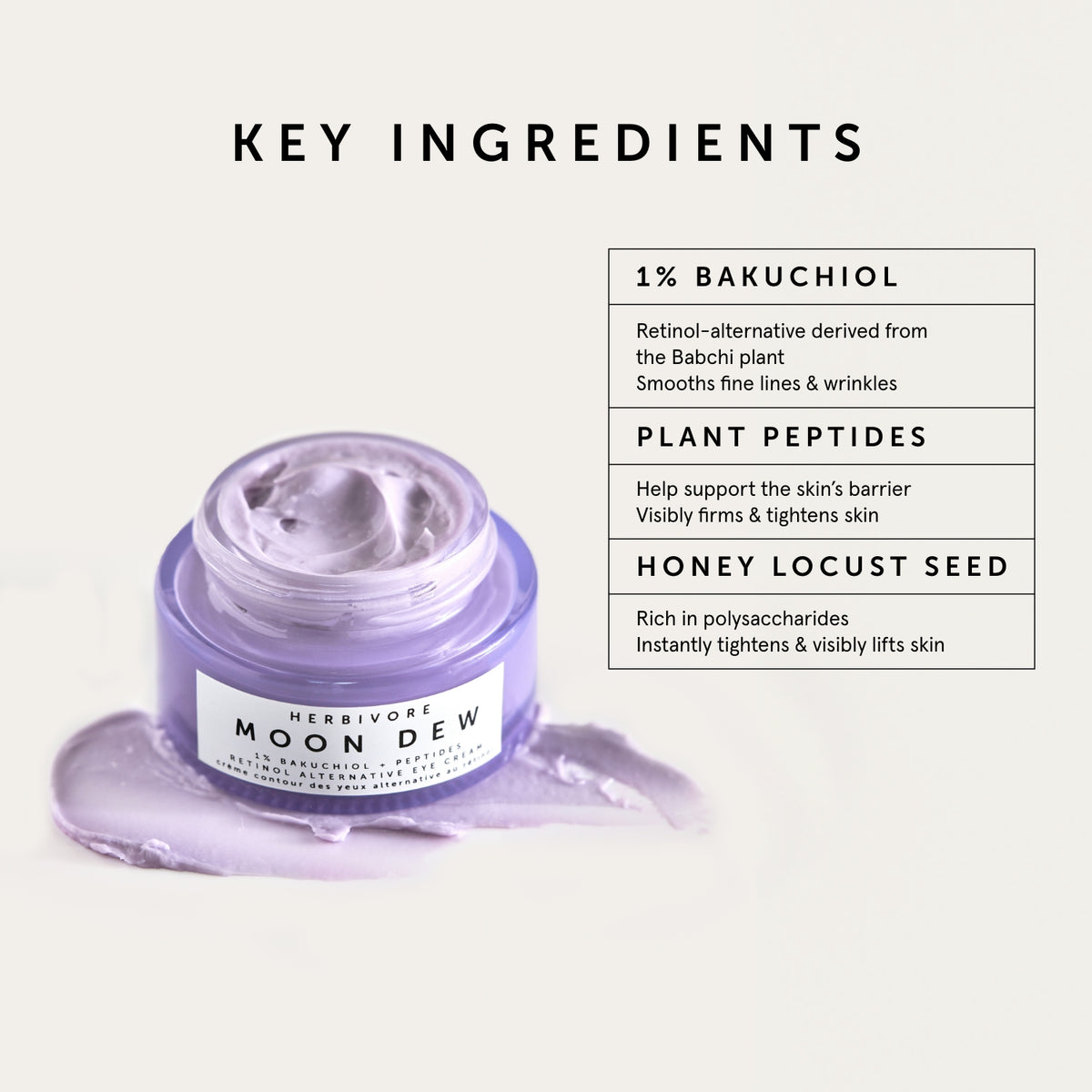MOON DEW 1% Bakuchiol + Peptides Retinol Alternative Firming Eye Cream
